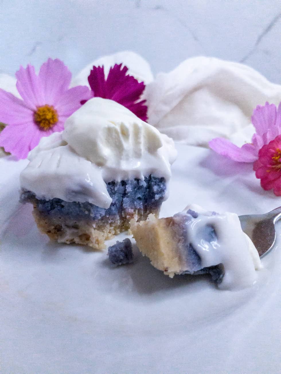 Okinawan Sweet Potato and Haupia Pie - She's Almost Always Hungry