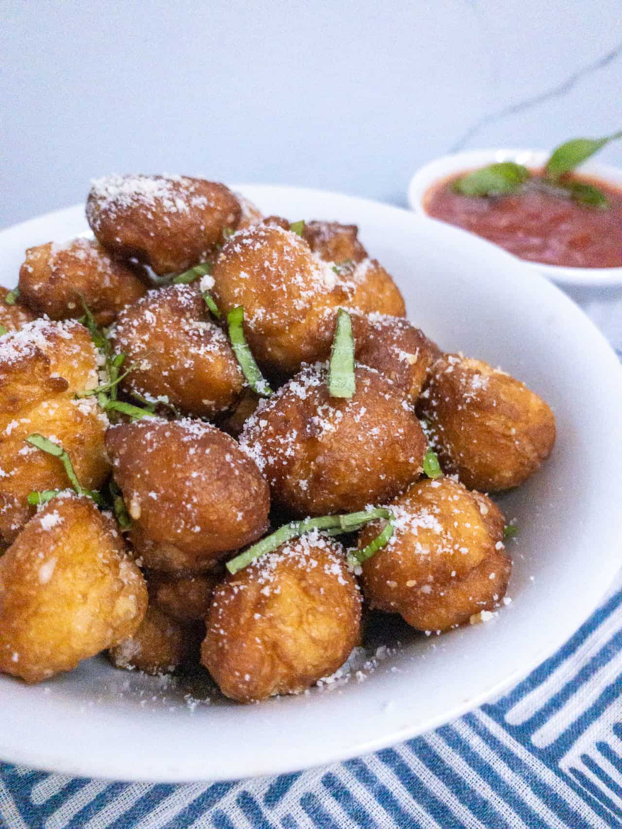 Easy Parmesan Garlic Balls - She's Almost Always Hungry